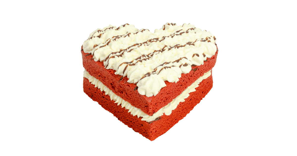 Red Velvet Hart bestellen - BestelTaart.nl